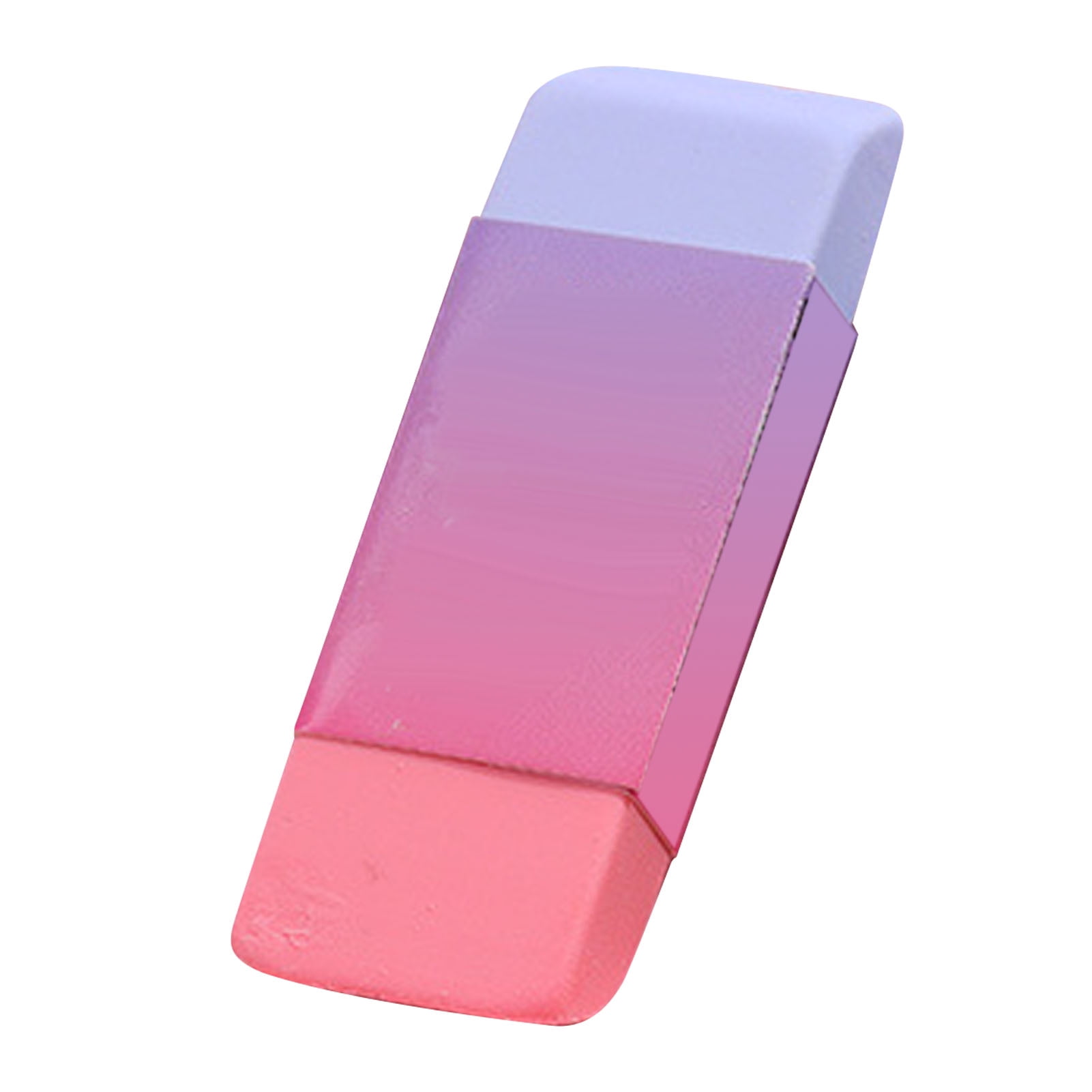 Dual Color Eraser, Bevel Design Rubber Comfortable Grip Pencil Eraser ...
