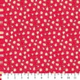 David Textiles Quilting Cotton 44" Rose & Hubble Daisy Red Fabric, by ...