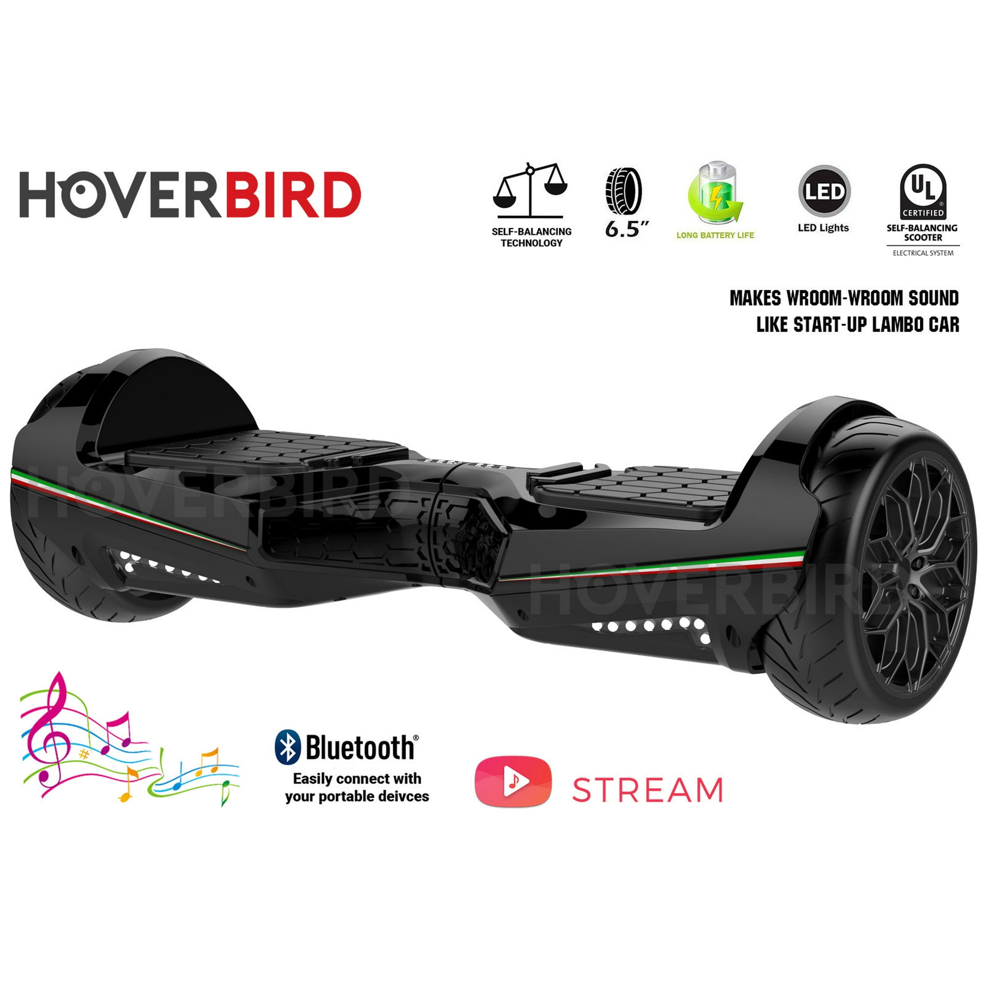 Click here for Hoverbird Es11 Pro 500w Hoverboard With 6.5 Tires... prices