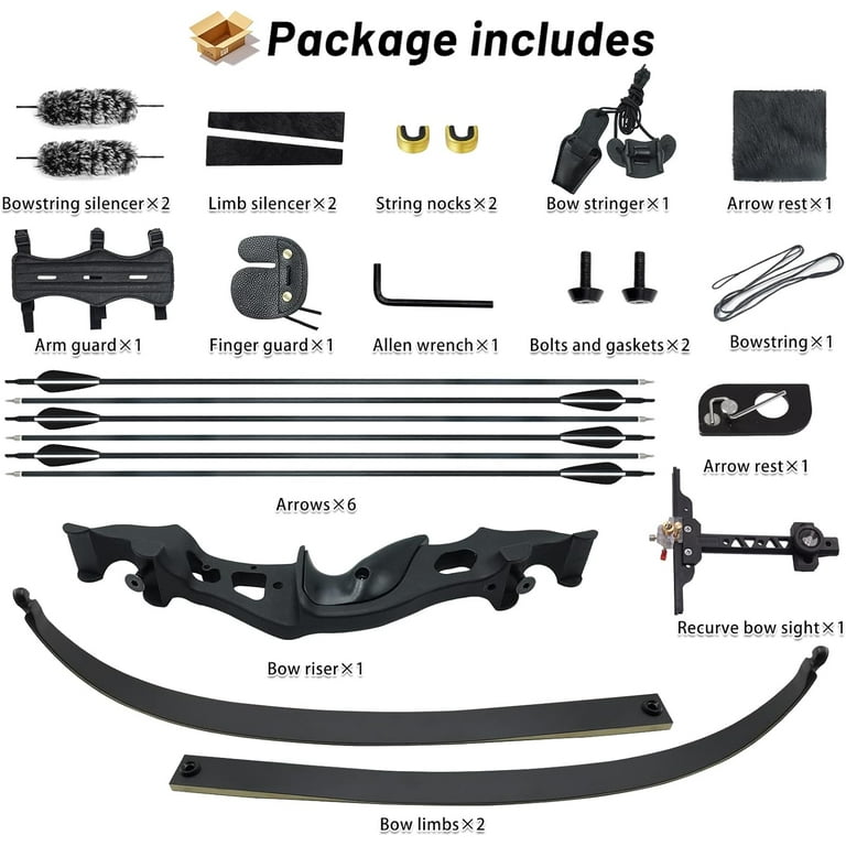 Fiberglass Bamboo Limbs Deerseeker Archery Bow Limbs - Takedown Recurve ...