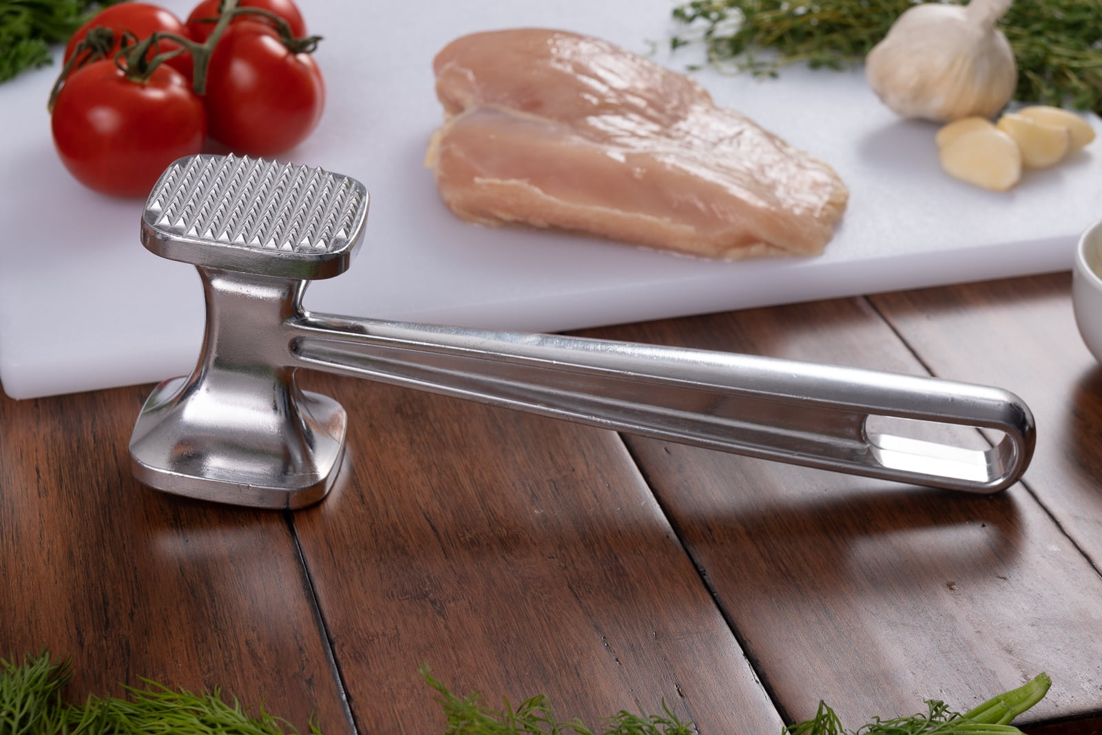 Mainstays Cast Aluminum Smooth and Textured Double-Sided Meat ...