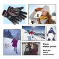 HANDLANDY Women's Insulated Work Gloves, Waterproof, Touch Screen, Winter Ski/Snowboard (L, Pink ...