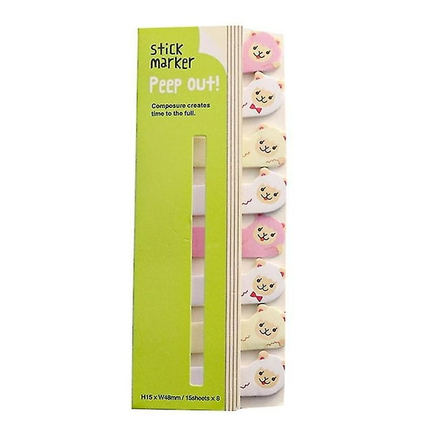 160 Sheets Index Labels Writable Index Tabs Stickers Cartoon File Flag ...