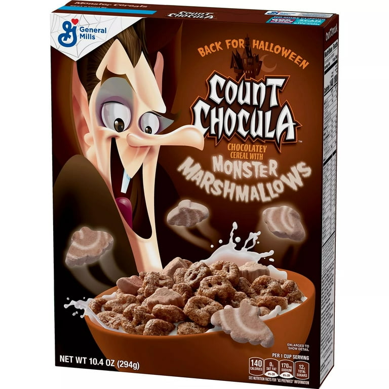 Count Chocula Cereal Box