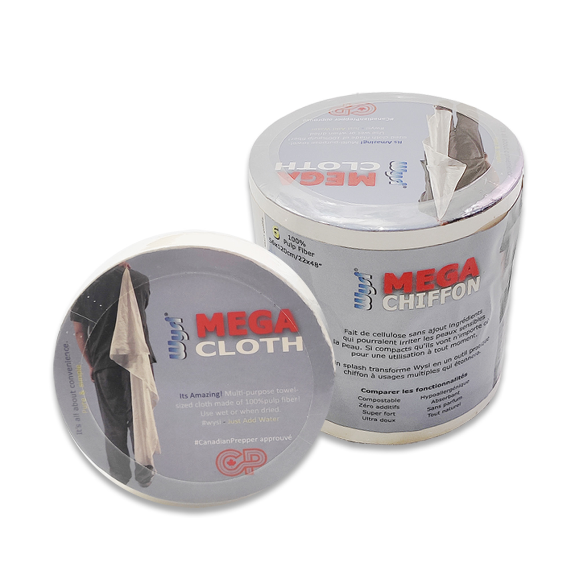 MEGA WYSI 22x48”, Individually Wrapped, Compressed, Just Add Water ...