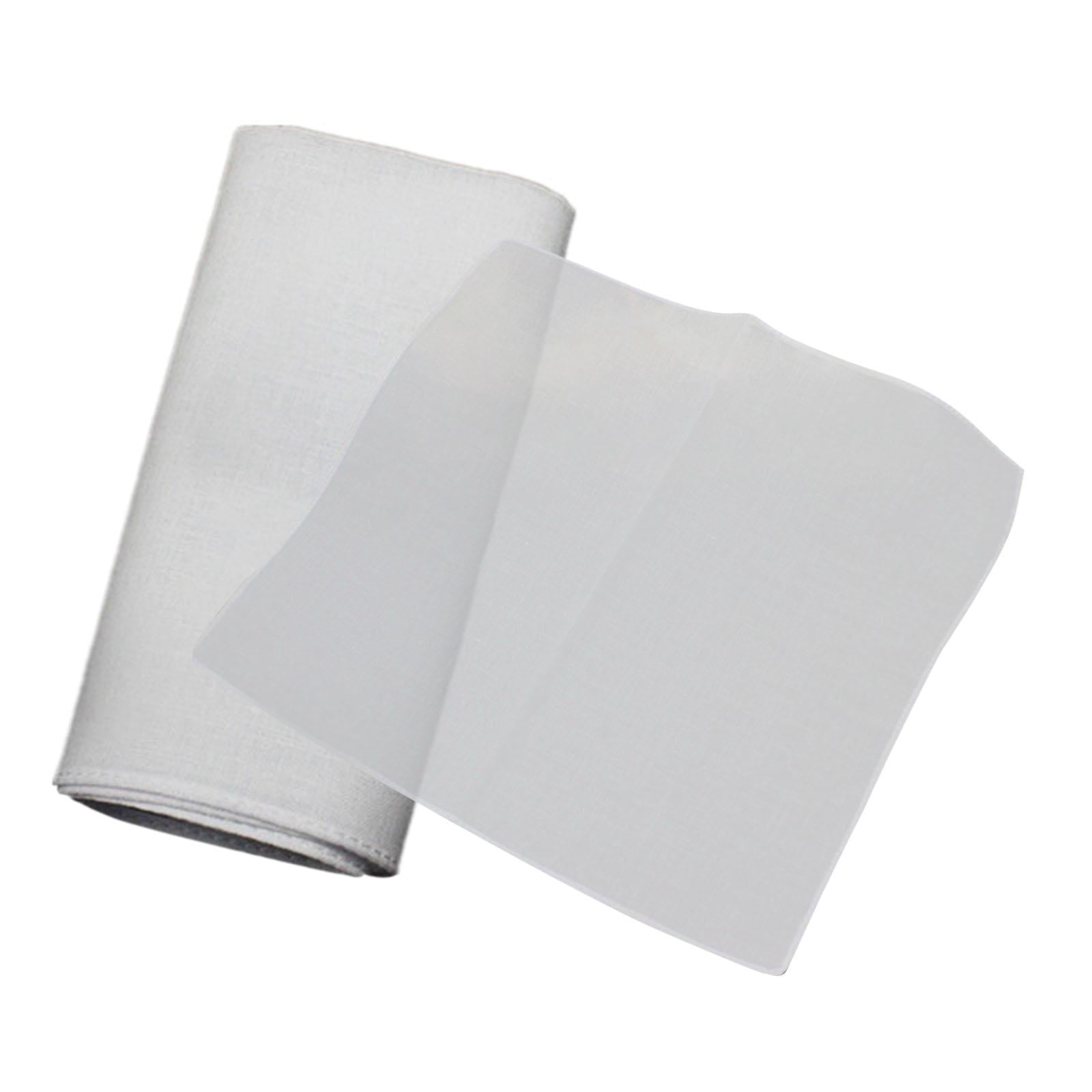 Click here for Xuanheng 10 Pieces Blank White Handkerchiefs Soft... prices