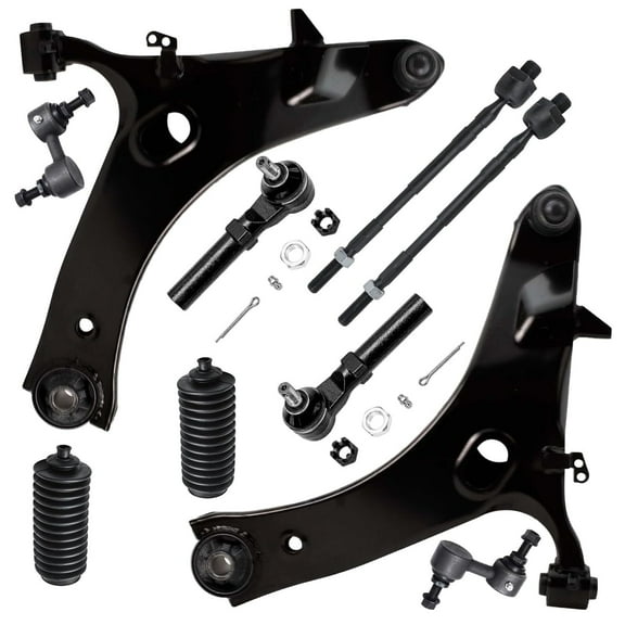 Detroit Axle - 10pc Front End Suspension Kit for 2007-2011 Toyota Camry ...