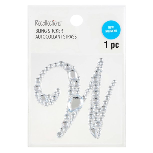 12 Pack: Bling Alphabet Letter Sticker by Recollections™ - Walmart.com