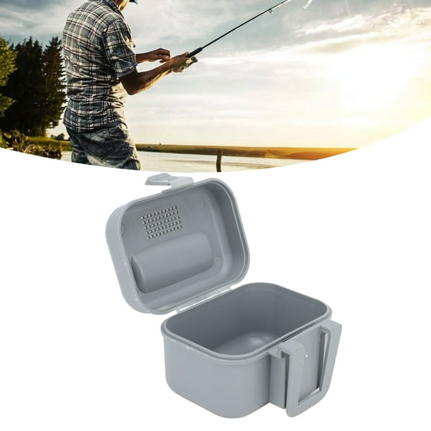 Fishing Live Bait Box, Bait Holder Plastic Live Bait Case Waterproof ...
