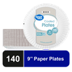 AJM Green Label Paper Plates, 9", White, Box Of 1,200 Plates - Walmart.com
