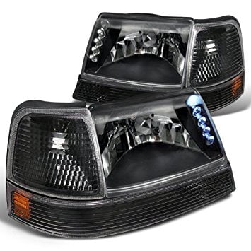 Ford Ranger Xl Xlt Edge Black Headlights, Corner Lights - Walmart.com