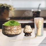 4 Pieces Matcha Set Tea Spoon Traditional , Matcha Bowl, Whisk Holder ...