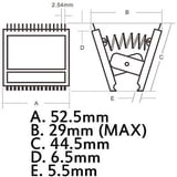40 Pin IC Test Clip, 0.6" Pin Spacing - Walmart.com