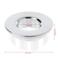 CIYISON Basin Sink Round Hole Trim Overflow Hole Insert in Hollow Six ...