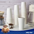 180 Count 16 oz Coffee Cups, White Drinking Paper Cups for Coffee ...