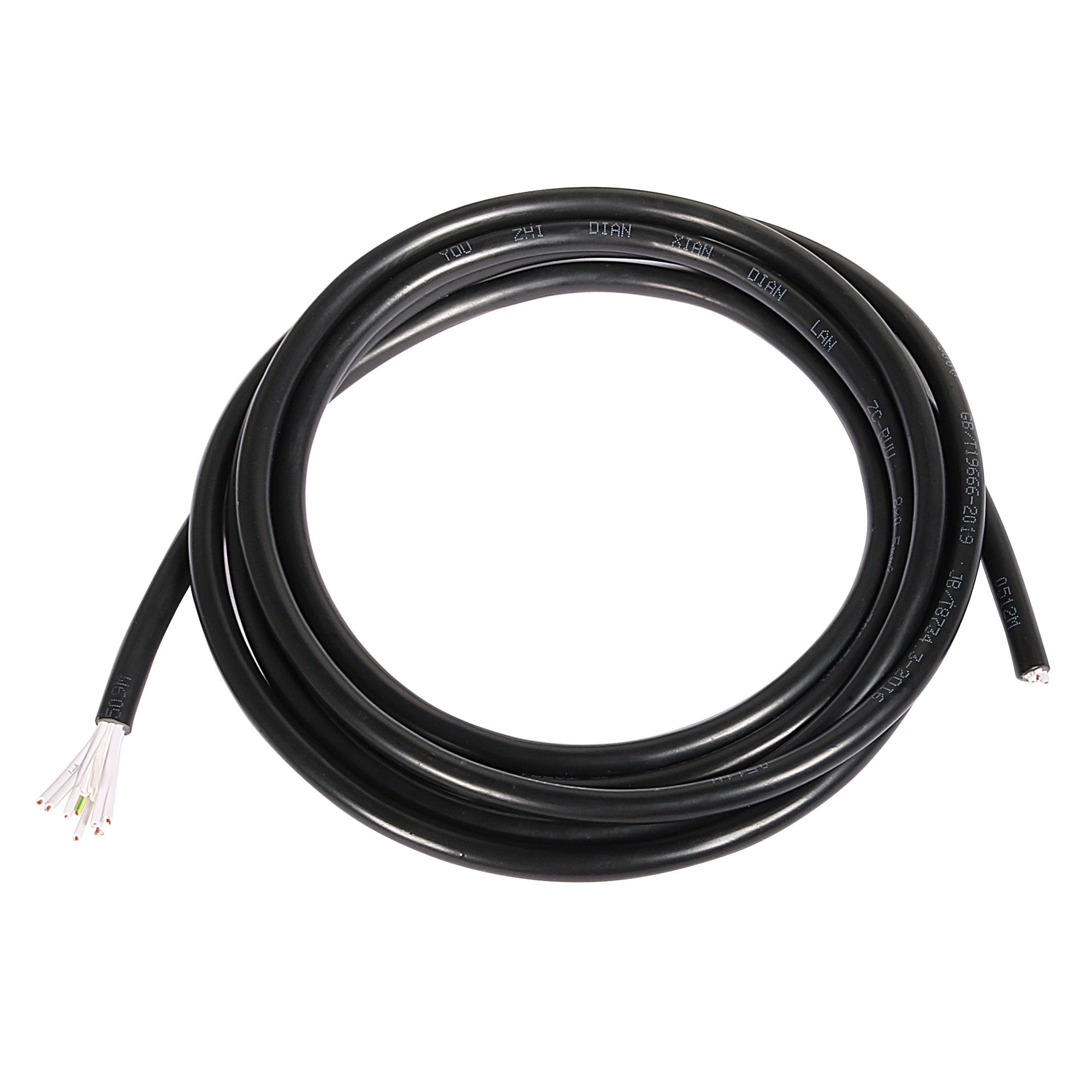 RVV Alambre Cable Extensión Cable Cobre Alambre Eléctrico Conductor 8 ...