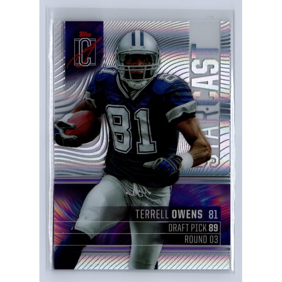 2025 2024 Topps Signature Class Star Cast Terrell Owens #SC-18 ...