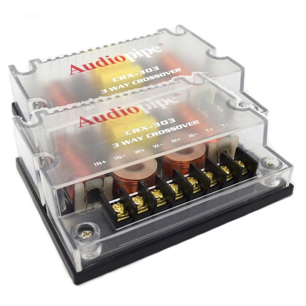Buy 2 Pack 3 way Crossover CRX-303 300W Passive Crossover Car Audio ...
