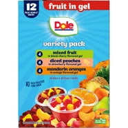 Dole Fruit Snack Packs in Gel Cups, 16 Count - Walmart.com
