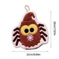 2pcs Halloween Spider Coral Fleece Hand Towels, Hanging Absorbent ...