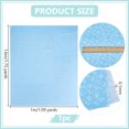 1pc Cotton Fabric Clothing Accessories Flower Pattern Sky Blue ...