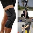 2-Pack Compression Knee Sleeve, Breathable Knitted Elastic Knee Brace ...