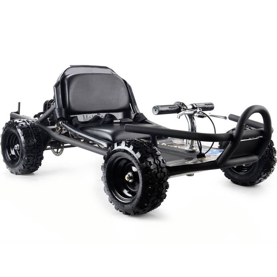 MotoTec SandMan Go Kart 49cc Kids Gas Powerkart Black - Walmart.com