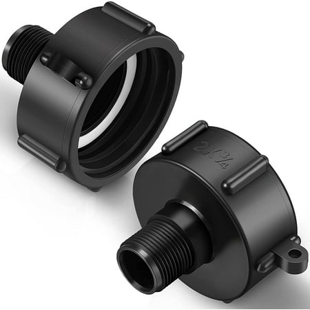 2 Pieces 275 330 G IBC Tote Fittings Tank Water Tank Connector 2 Inch ...