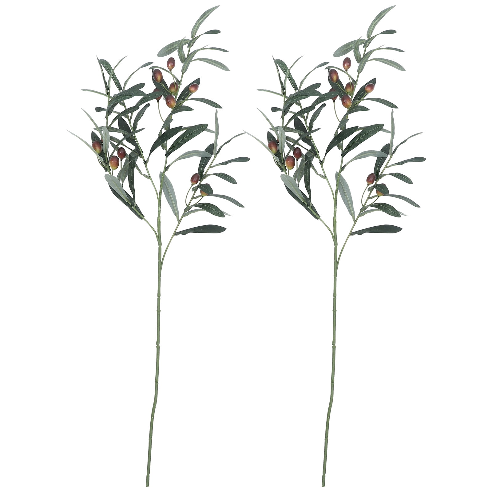 Click here for Oulii 2pcs Olive Branch Stems Green Artificial Oli... prices