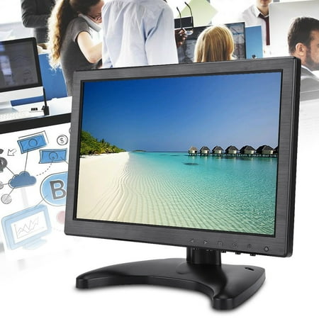 LCD HD Screen, 1920x1200 Monitor Display Monitor, Four Video Inputs ...