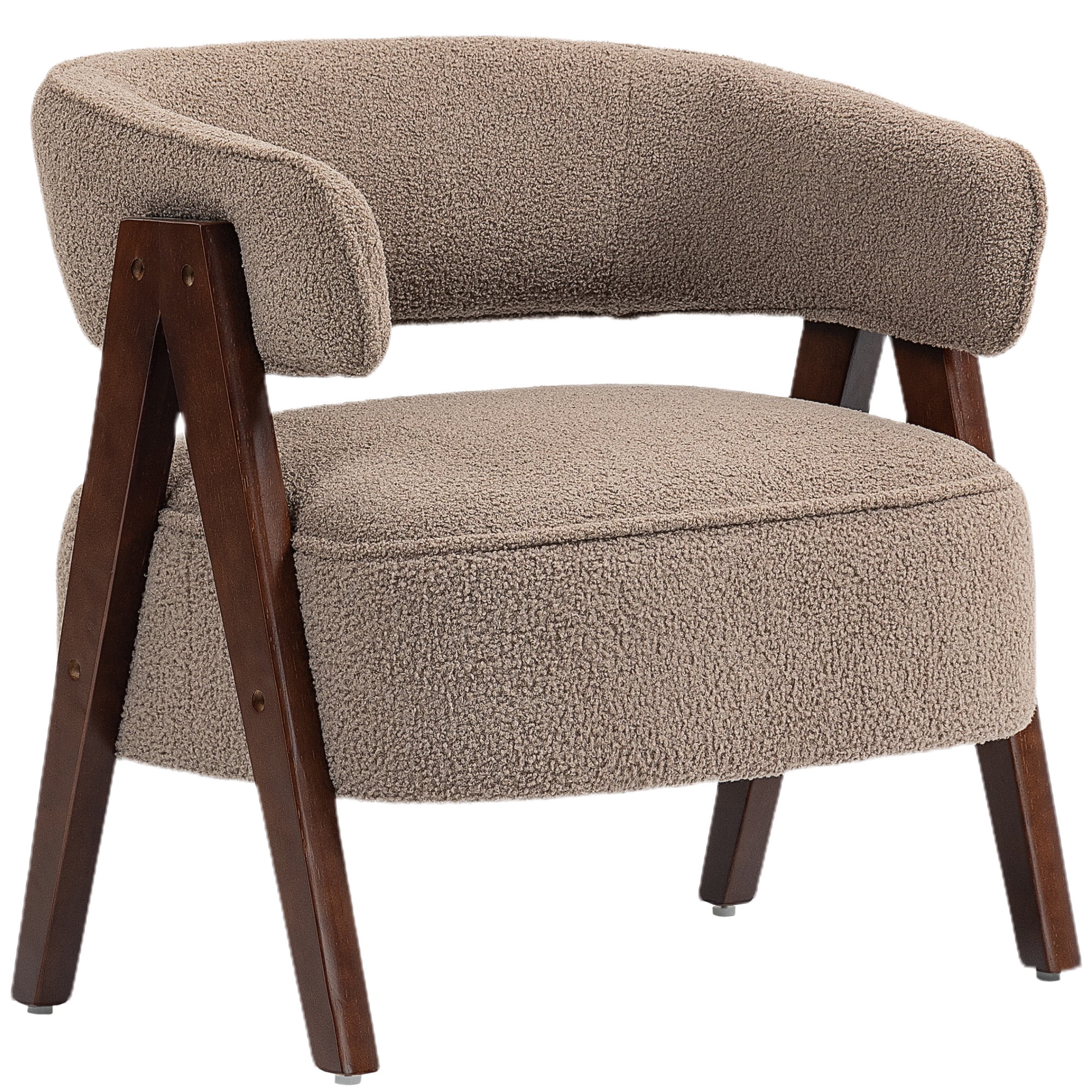 Click here for Homcom Tub Chair  Sherpa Fleece Accent Chair With... prices