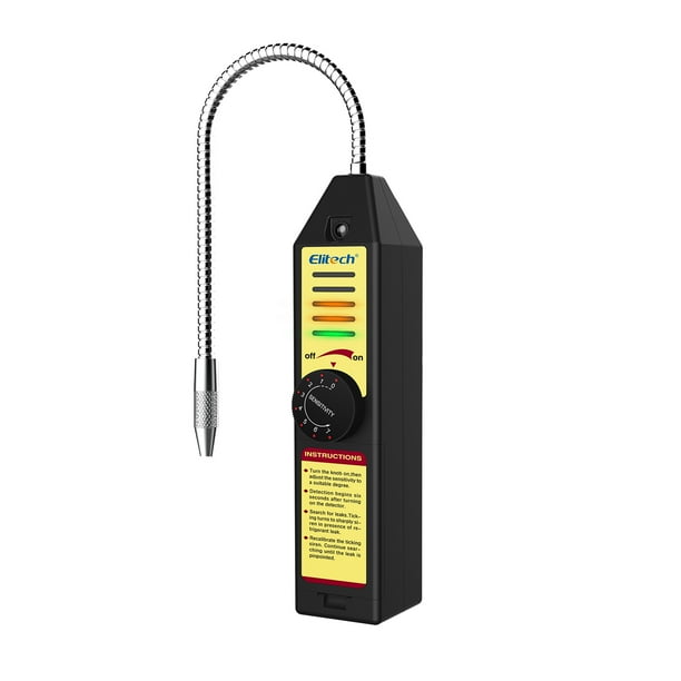 Elitech WJL-6000S Freon Leak Detector Halogen Gas Sniffer Refrigerant ...
