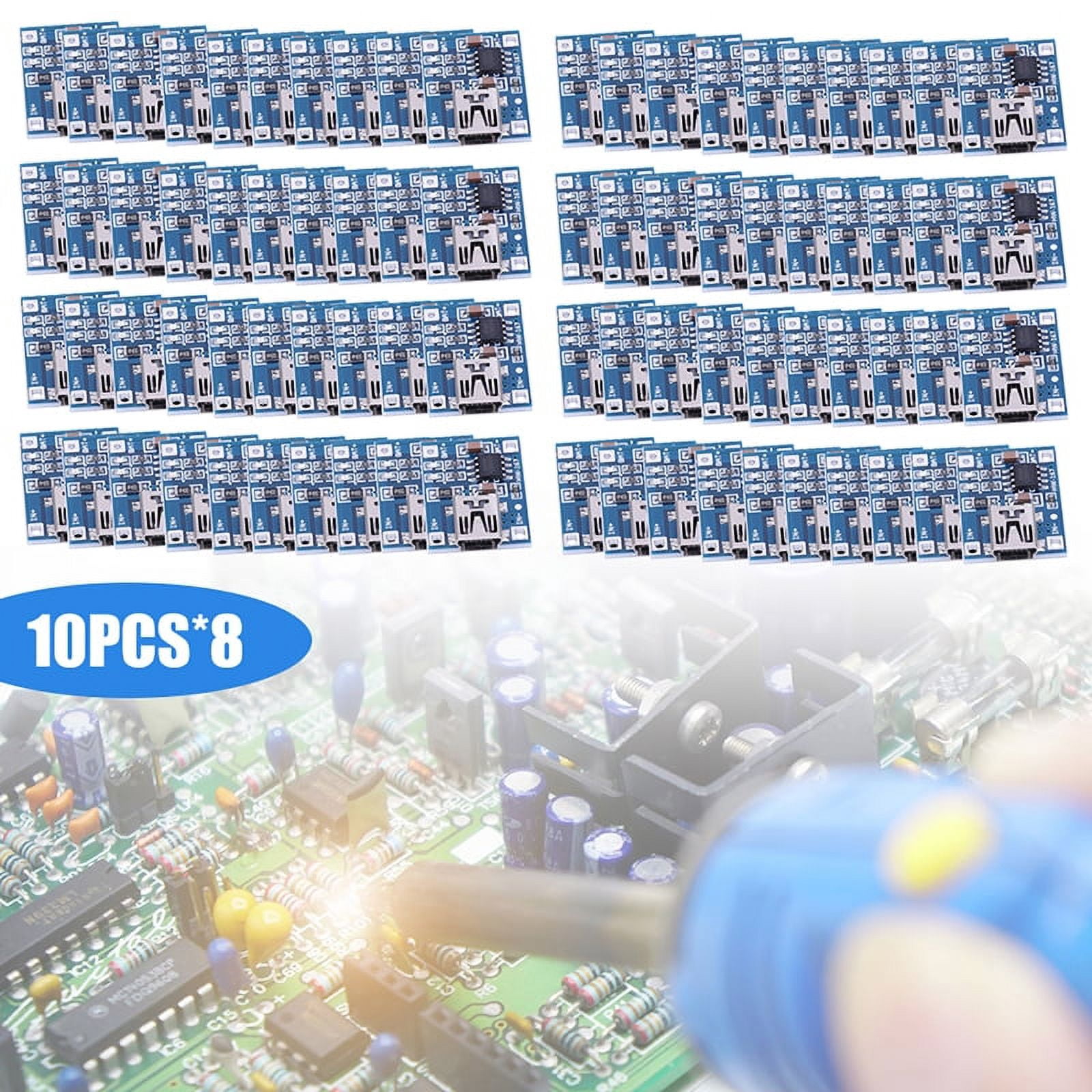 TP4056 1A Placa Carga Batería Módulo Micro USB (10PCS) | Walmart en línea