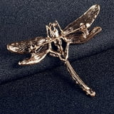 OPOLSKI New Jewelry Women Vintage Noble Dragonfly Crystal Scarf Pin ...