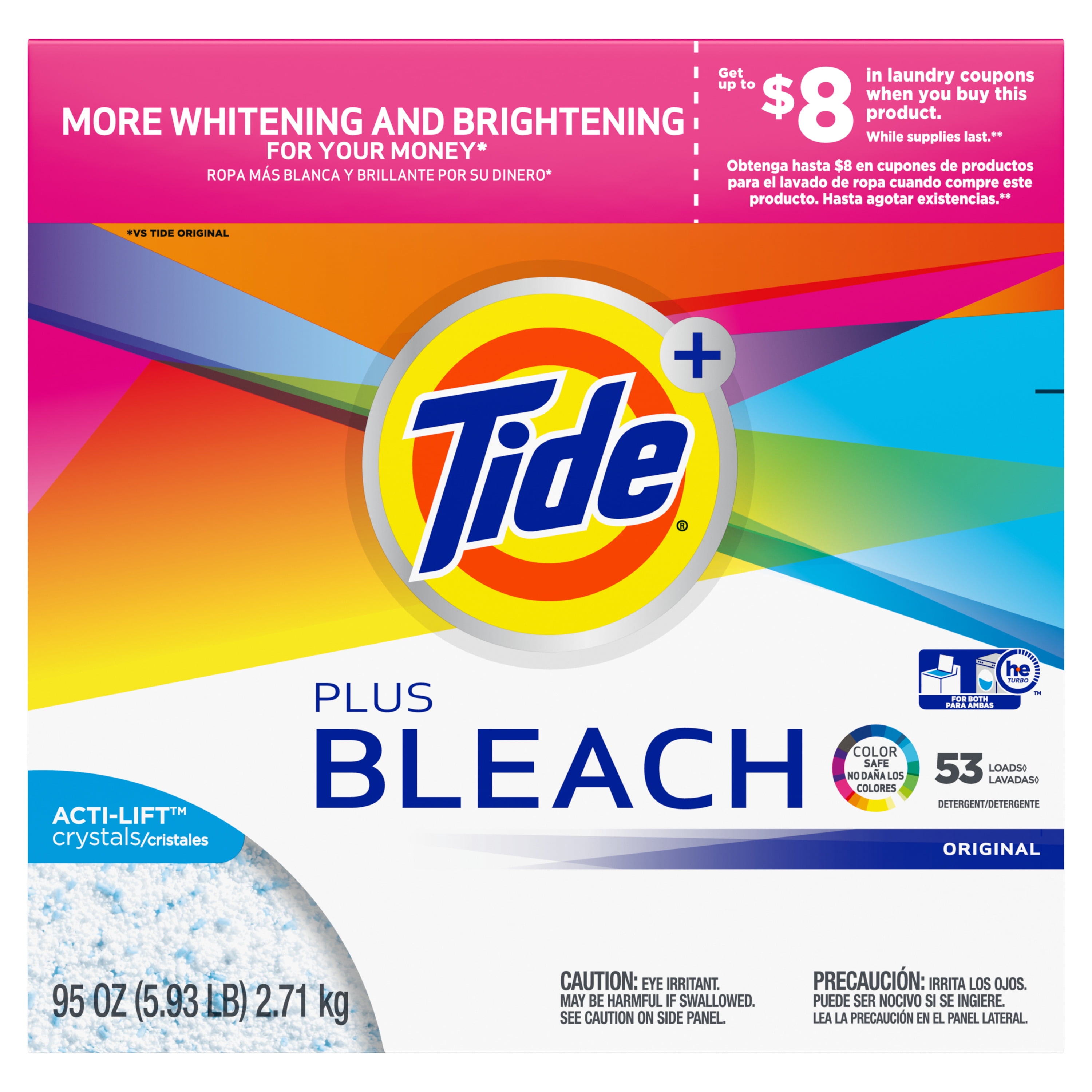Tide With Bleach Powder He