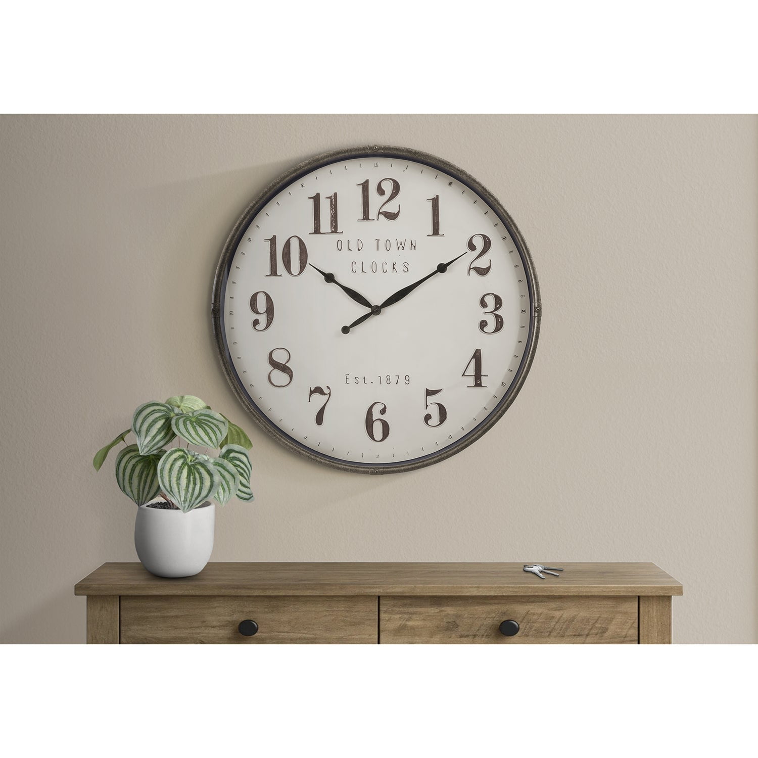 Click here for Monarch Specialties I 9024 - Clocks  30 Round  Lar... prices