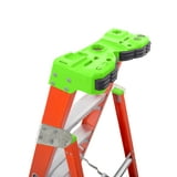Louisville Ladder, 4 Ft Fiberglass Cross-Step Ladder, 300 Lbs Capacity ...
