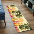 Area Rug 2x6ft Summer Beach Coconut Tree Surfboard Area Rugs Washable ...