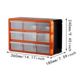 colaxi Drawer Storage Cabinet Compartment Organizer Multi Grid Wall ...