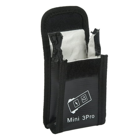Battery Safe Pouch, Durable Black Battery Safe Bag For Battery Storage ...