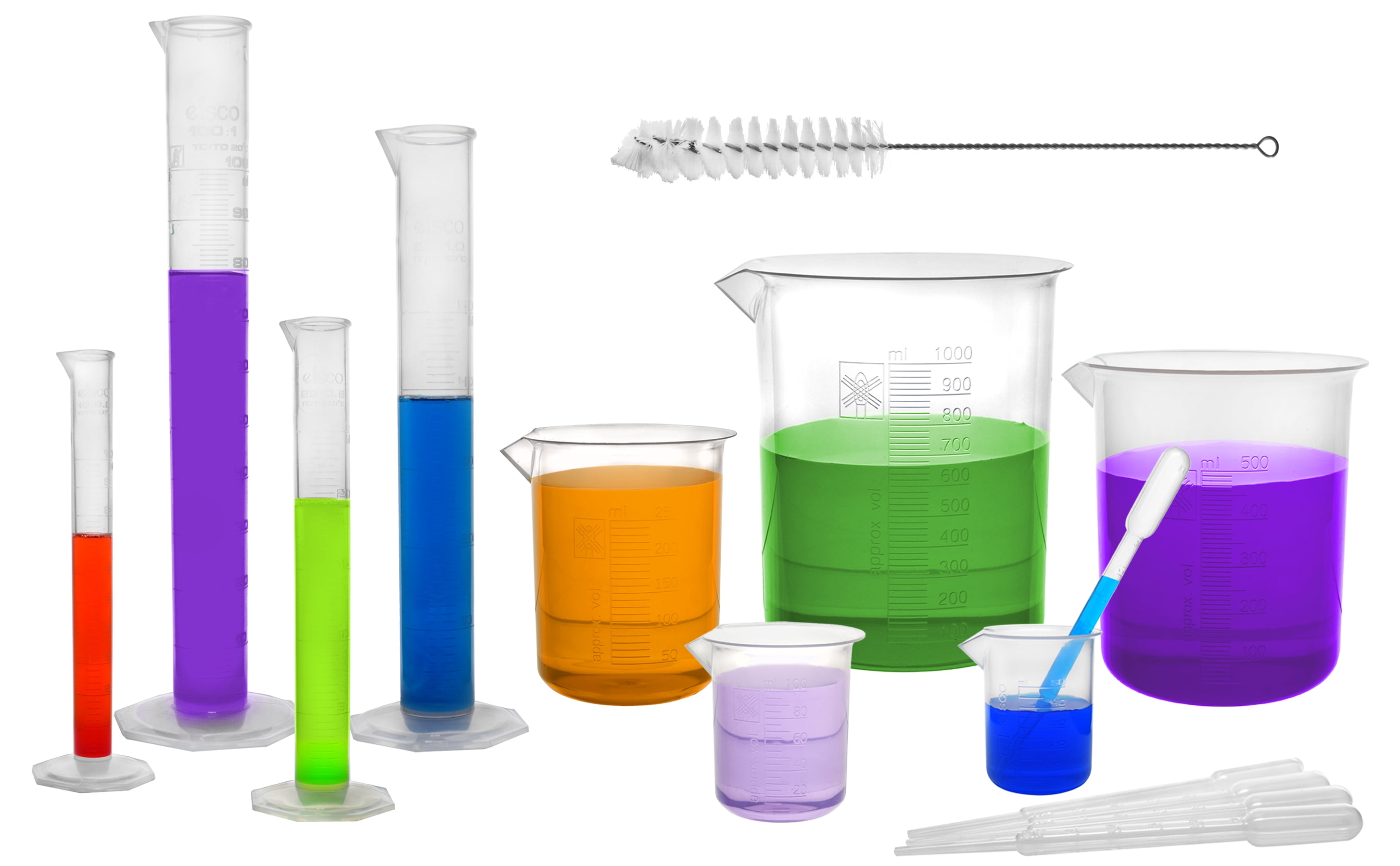 Ultimate Plastics Kit - 15 Piece Science Lab Set - Includes 5 ...