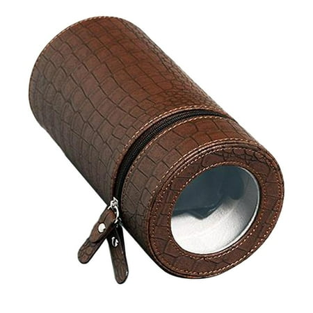 Cyclinder Automatic Automatic Motor Storage Display Case Box Brown ...