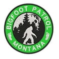 USA Montana Bigfoot Patrol! Cryptid Sasquatch Watch! 3.5 Inch Iron Or ...