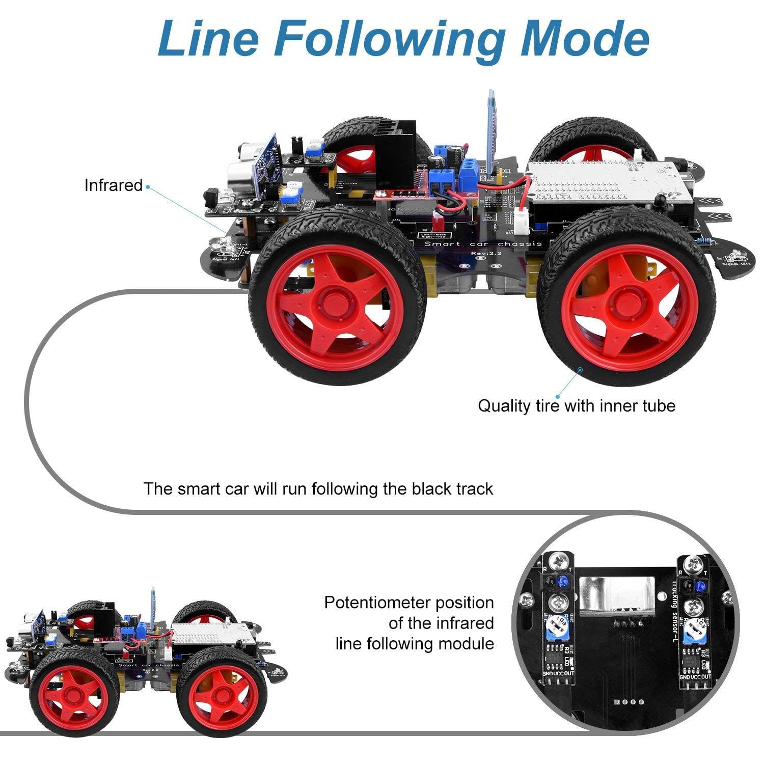 UNIROI Programmable Robot Car Kit with App Control | Educational Toy ... UNIROI Programmable Robot Car Kit with App Control | Educational Toy ...