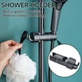 Adjustable Handheld Shower Holder Stand, ABS Anti-Slip Wall Mount ...