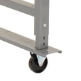 Mobile Adjustable Height C-Channel Leg Workbench, Steel, 48"W x 30"D ...