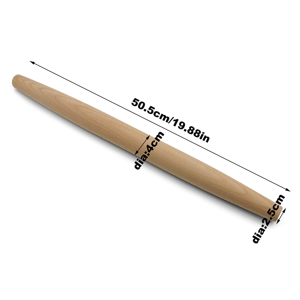 Rodillo francés para hornear, rodillos de madera para Pizza, Pasta ...