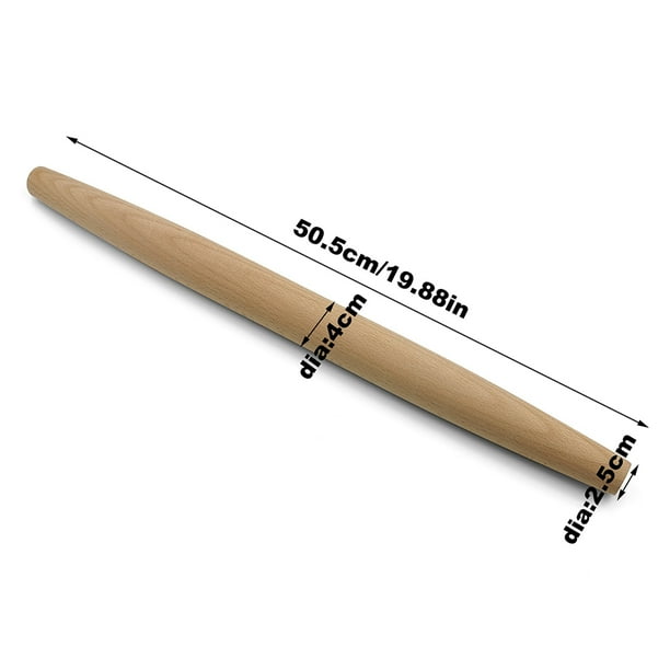 Rodillo francés para hornear, rodillos de madera para Pizza, Pasta ...