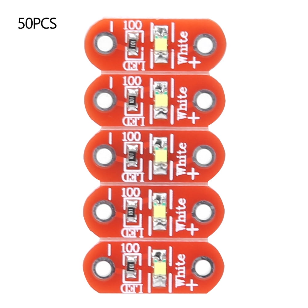 50 piezas Lily Pad módulo LED blanco portátil montado en superficie LED ...