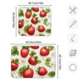 Cute Strawberry Fruits Dish Drying Mat for Kitchen Counter 16x18 In ...